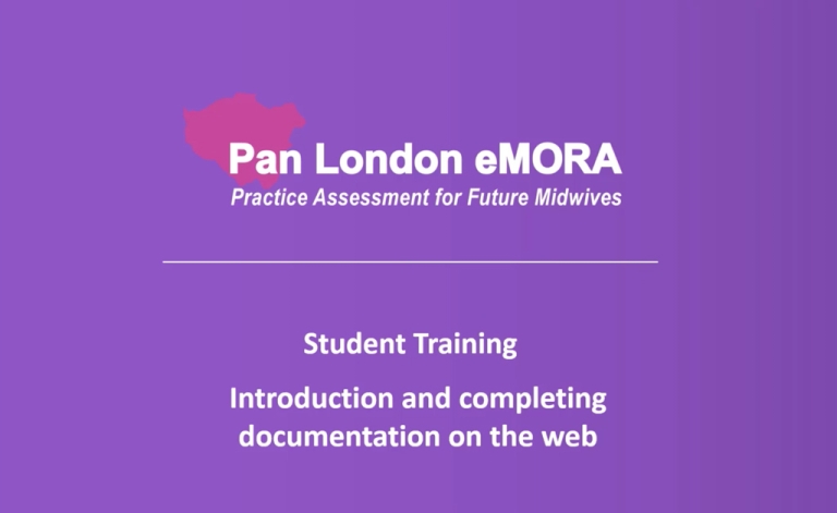 eMORA – Pan London Practice Learning Group