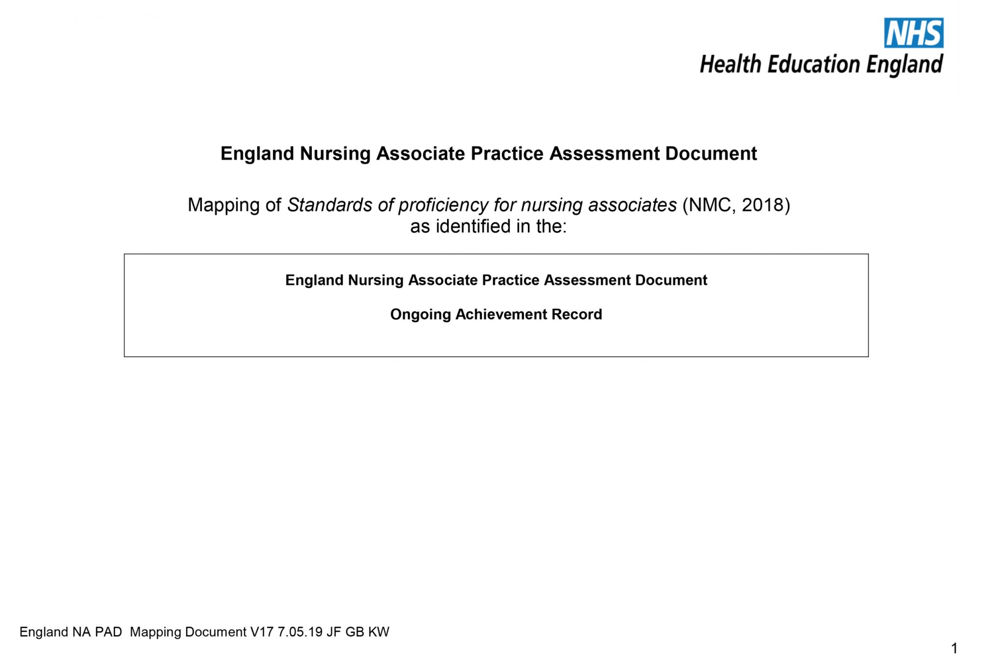 Nursing Associate – Pan London Practice Learning Group