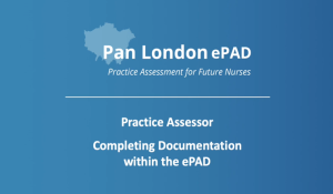 ePADs – Pan London Practice Learning Group