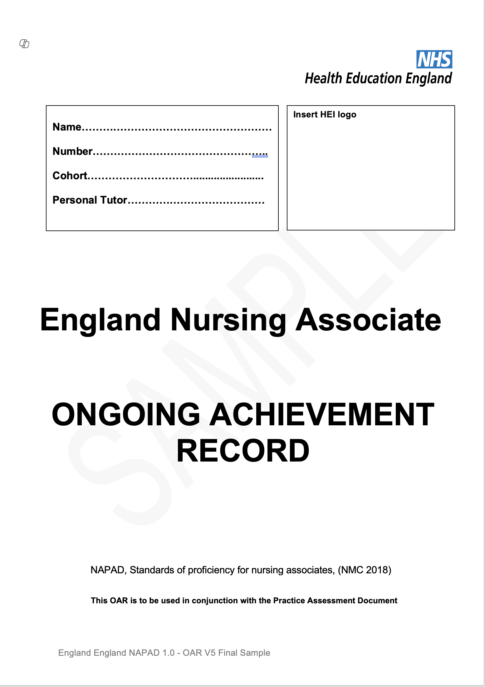 Nursing Associate – Pan London Practice Learning Group